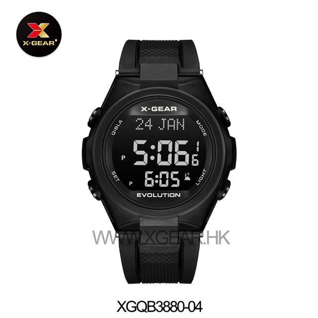 KIBLAT Digital Jam Tangan Solat Kiblat X-Gear lelaki/perempuan/Jam ...