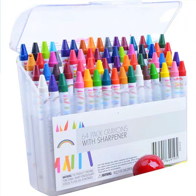 64-color crayons box for children | Shopee Malaysia