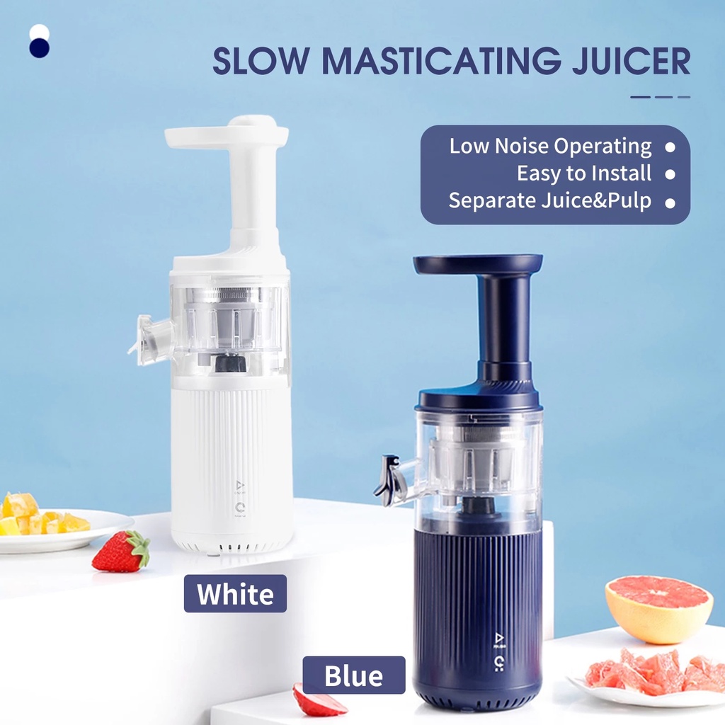 Ready Stock Portable Slow Masticating Juicer Cold Press Compact Juicing ...