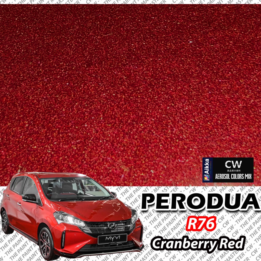 [ PERODUA Myvi Touch Up Paint All Colors ] 🚗 CW Aikka DIY Aerosol Spray ...
