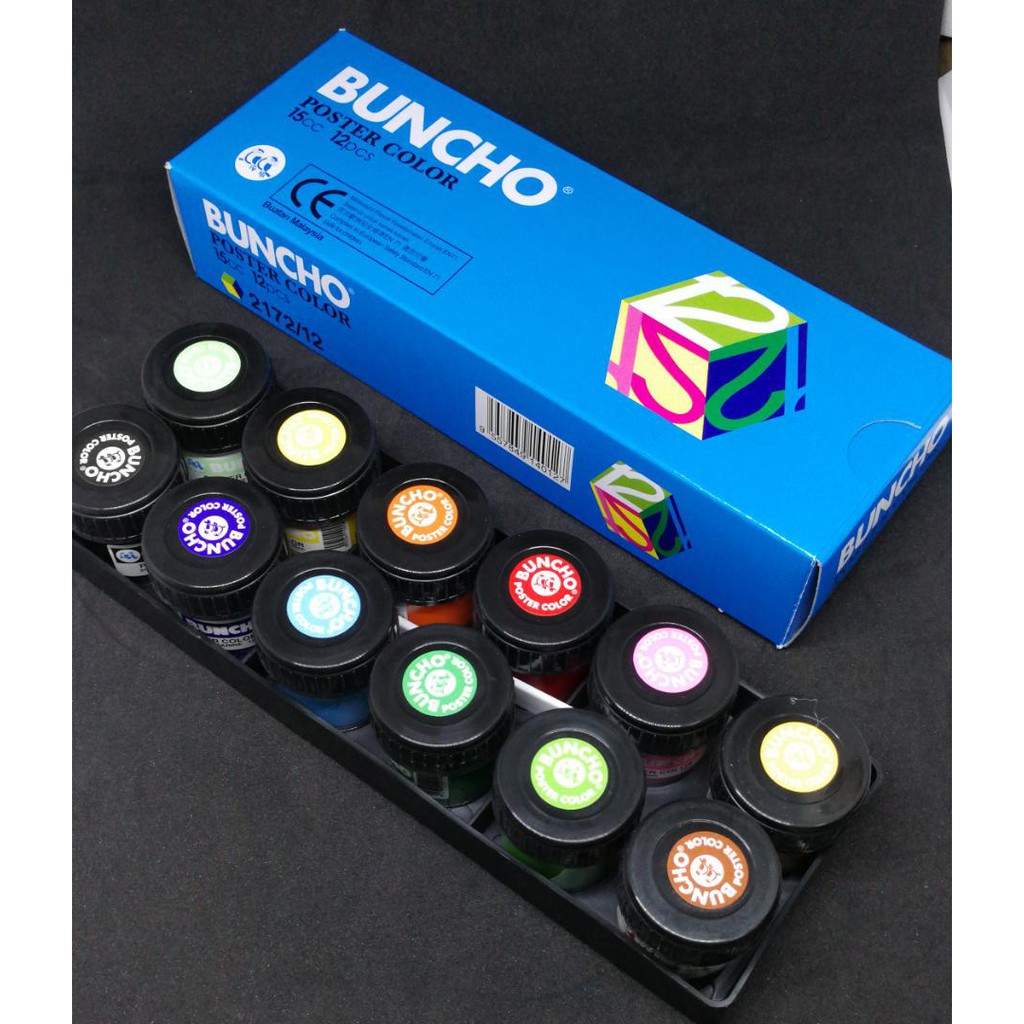BUNCHO POSTER COLOR 15CC | Shopee Malaysia