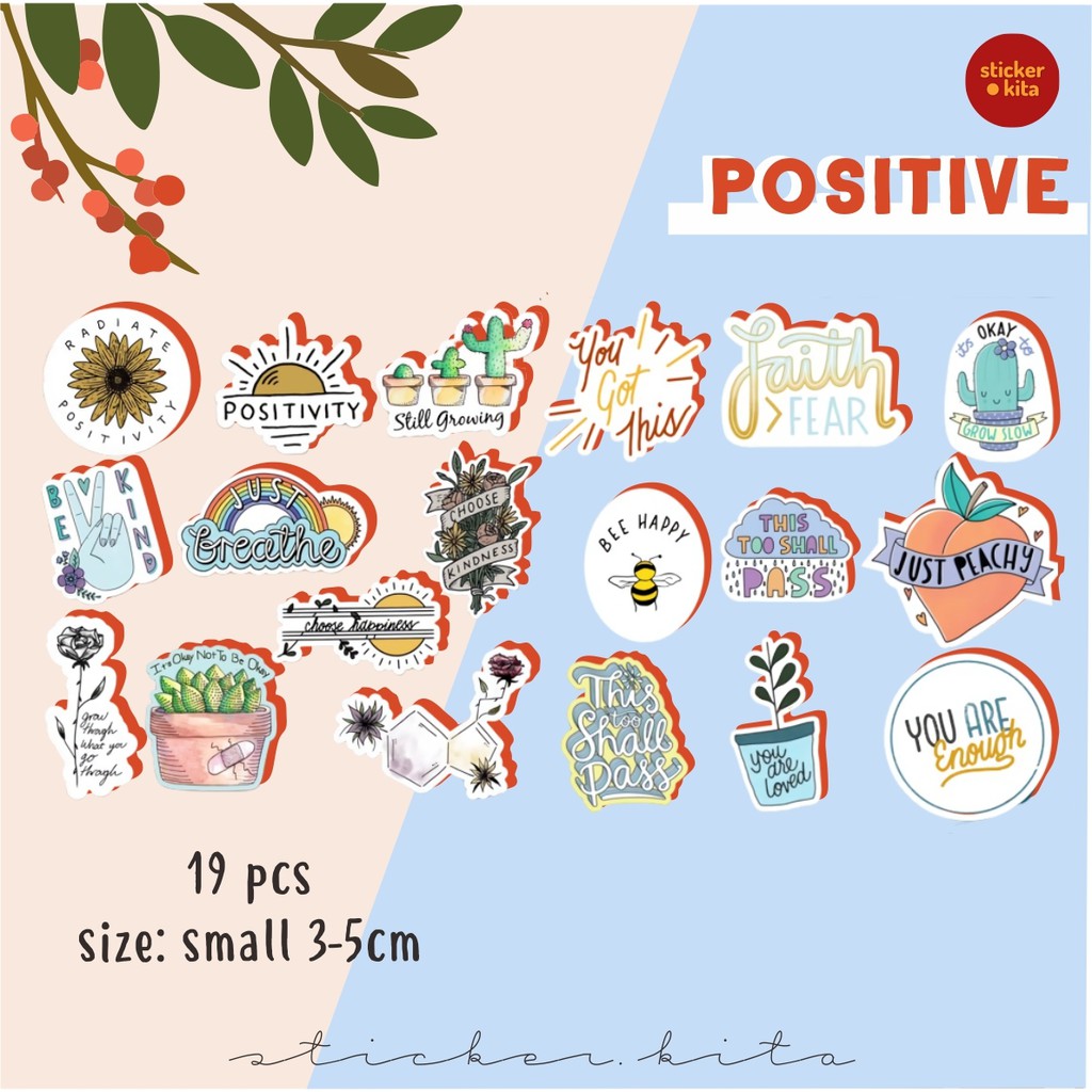Aesthetic Tumblr Sticker [FREE GIFT] // CAN CUSTOMIZE STICKER.KITA ...