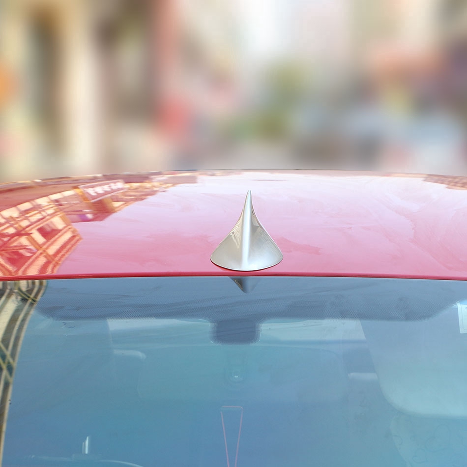 Car Front Antenna Radio Shark Fin Aerials Sticker FM AM for Ford Fiesta ...