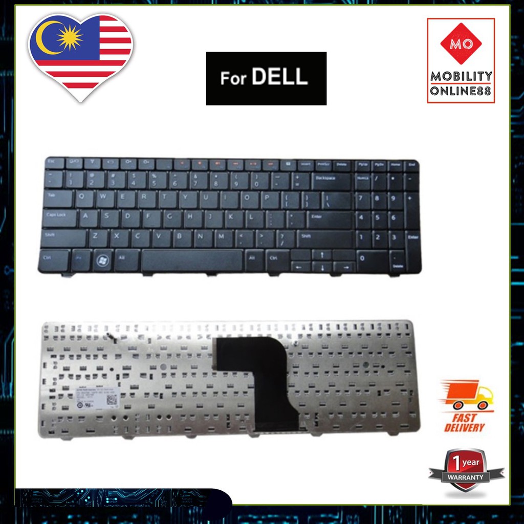 DELL N5010 Laptop Keyboard | Shopee Malaysia