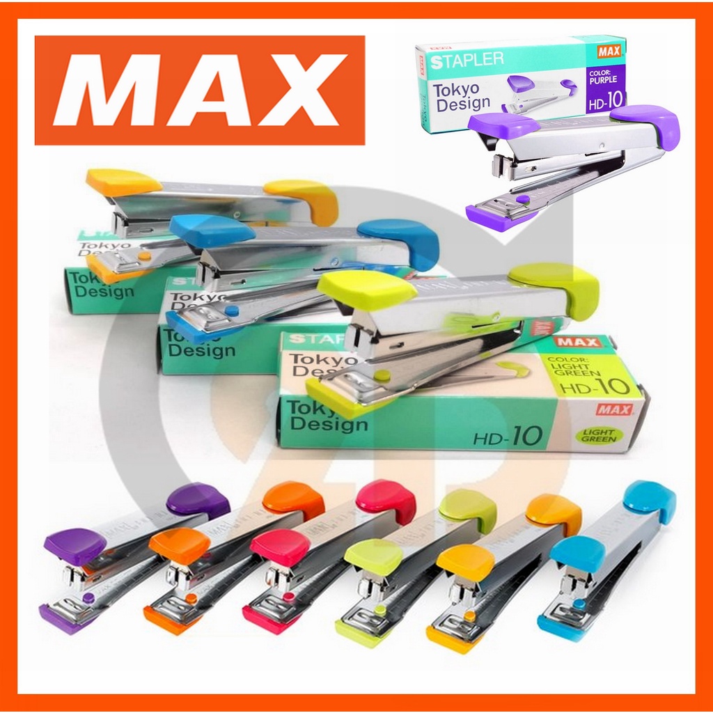 MAX HD-10 Stapler Tokyo Design (HD-10TD) | Shopee Malaysia