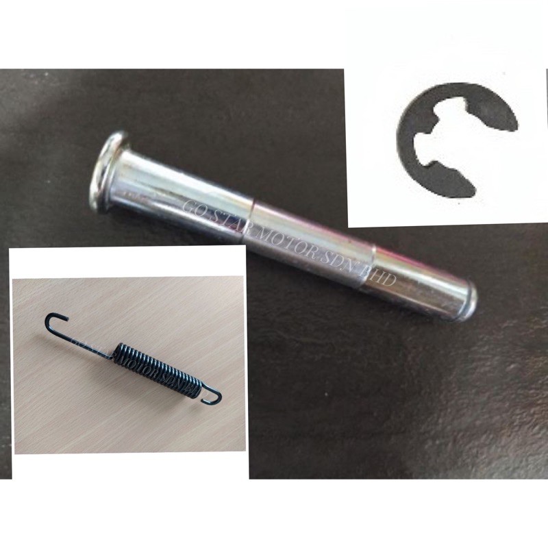 YAMAHA Y125 Y125Z Y125ZR MAIN STAND SHAFT & MAIN STAND SPRING CLIP ...