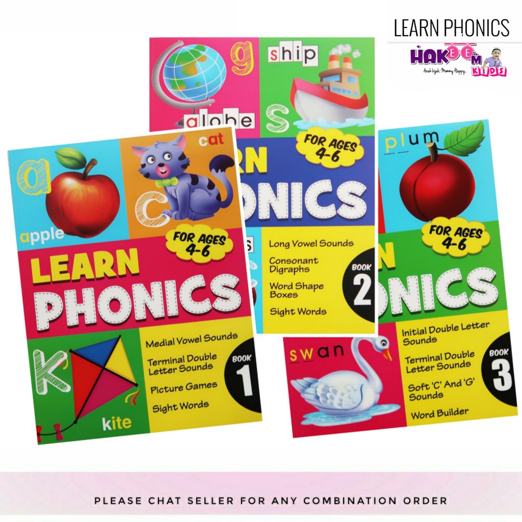 LEARN PHONICS ENGLISH KIDS LEARNING READY STOCK | Shopee Malaysia