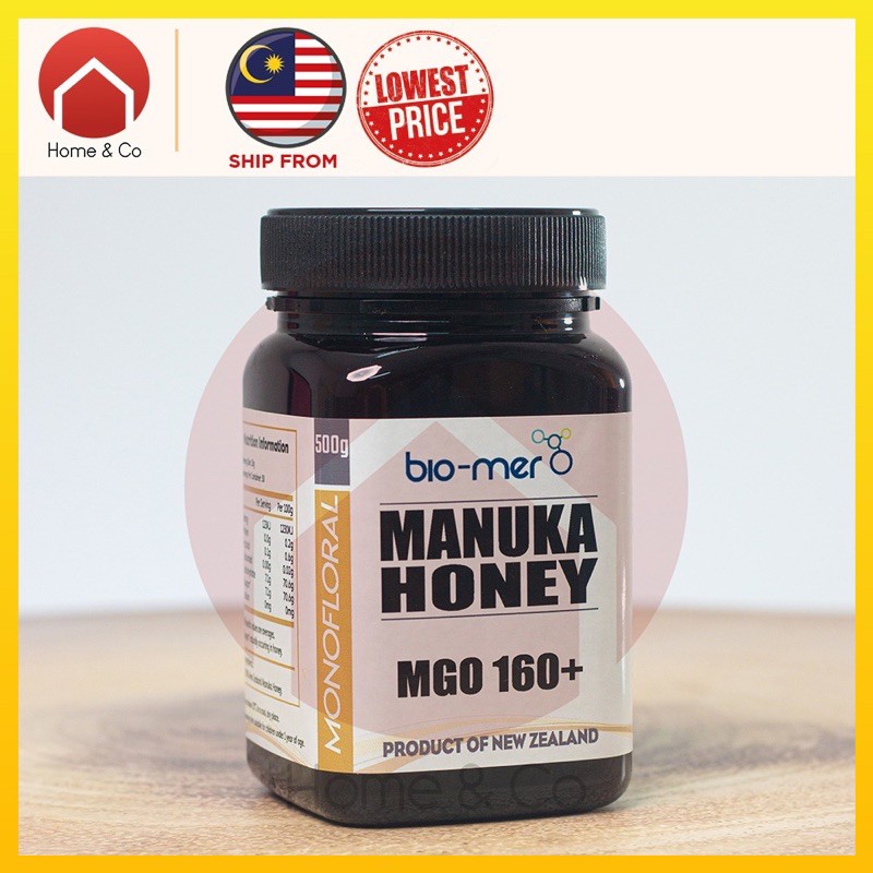 BioMer Manuka Honey MGO 160+ [500g] New Zealand | Original & Organic ...