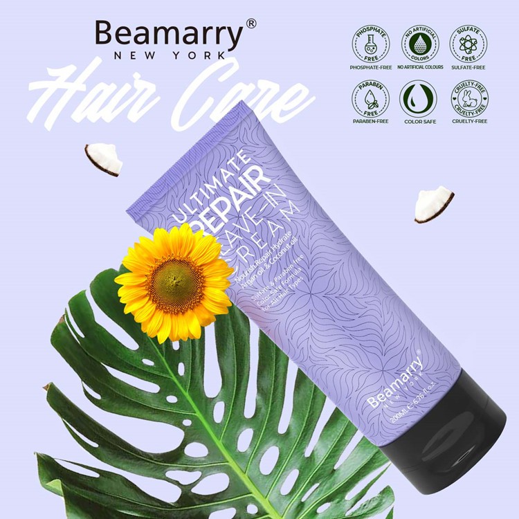 BEAMARRY ULTIMATE REPAIR LEAVE IN CREAM 200ml | Shopee Malaysia