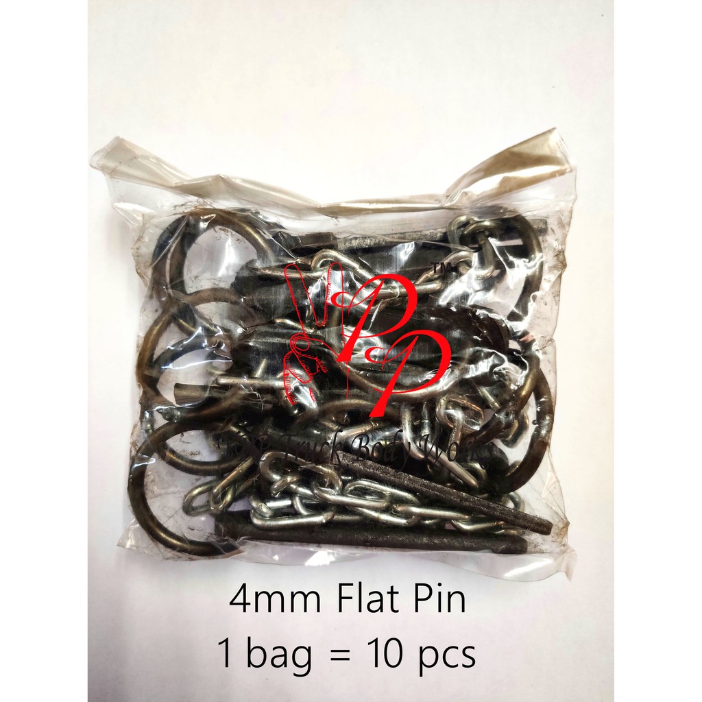 4mm Lorry FLAT Pin with Chain (Bag) | Shopee Malaysia