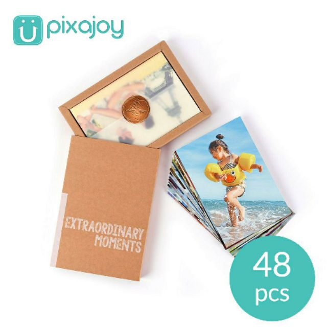Pixajoy Photobook 4R Laminated Photo Prints, 48 Pieces (FREE Keepsake ...
