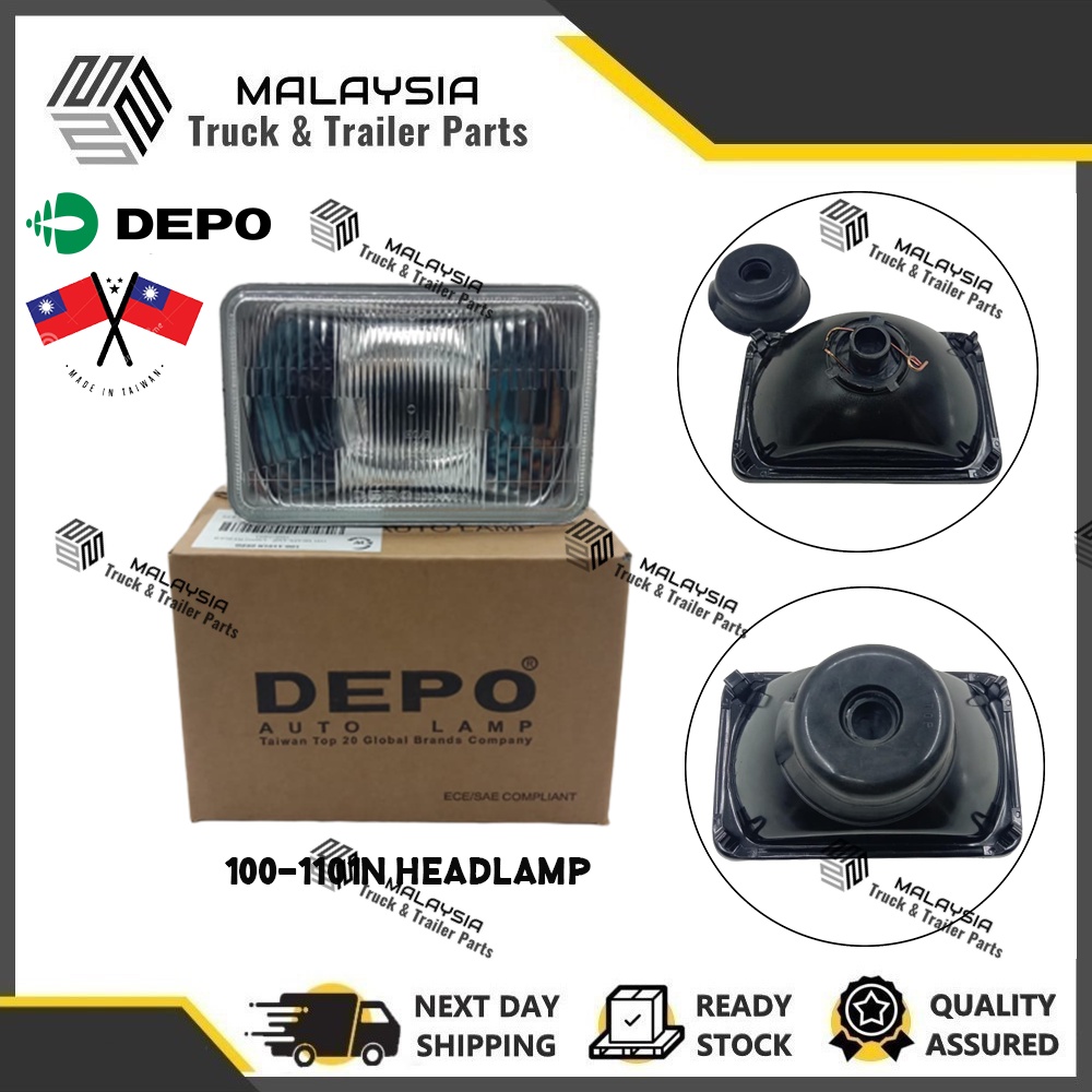 Depo Taiwan Head Lamp/Lampu Depan Daihatsu/Isuzu NPR, Isuzu NHR ...
