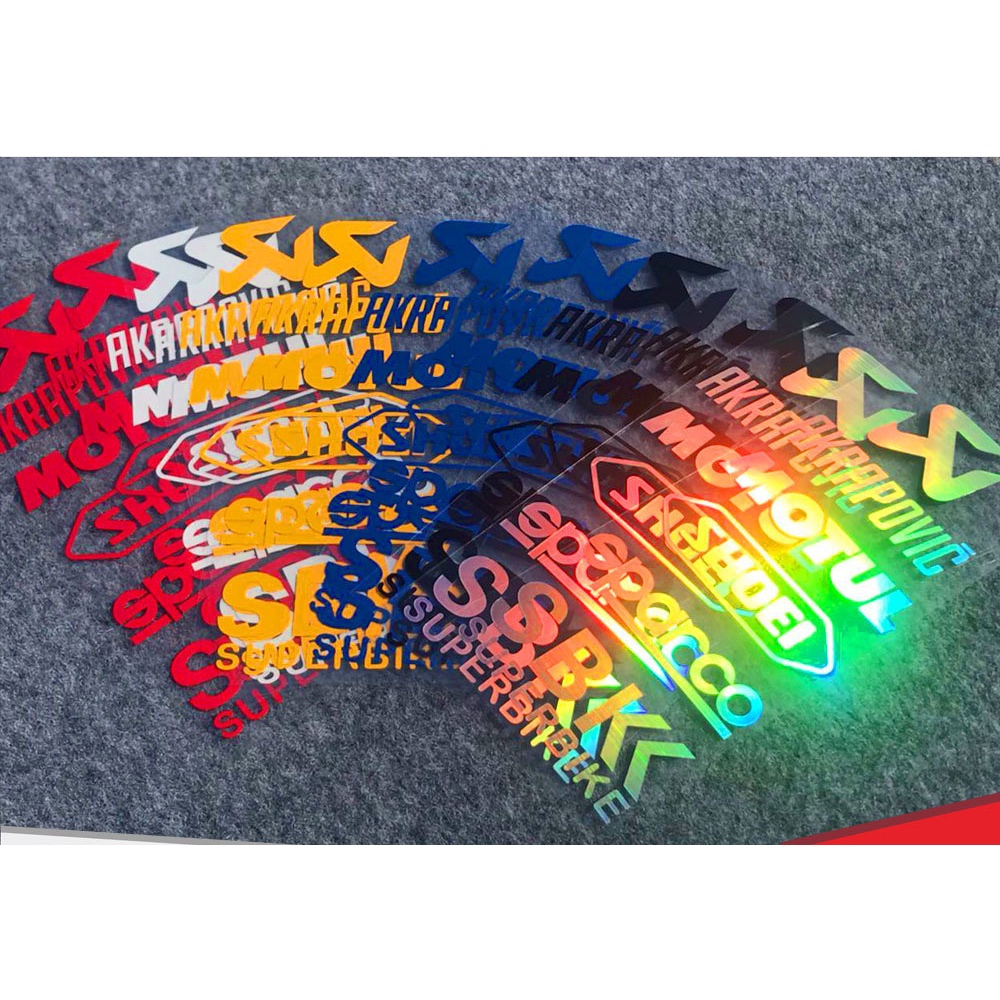 1Set 20*8CM Original Racing Motorcycle Stickers Sponsor Sticker ...