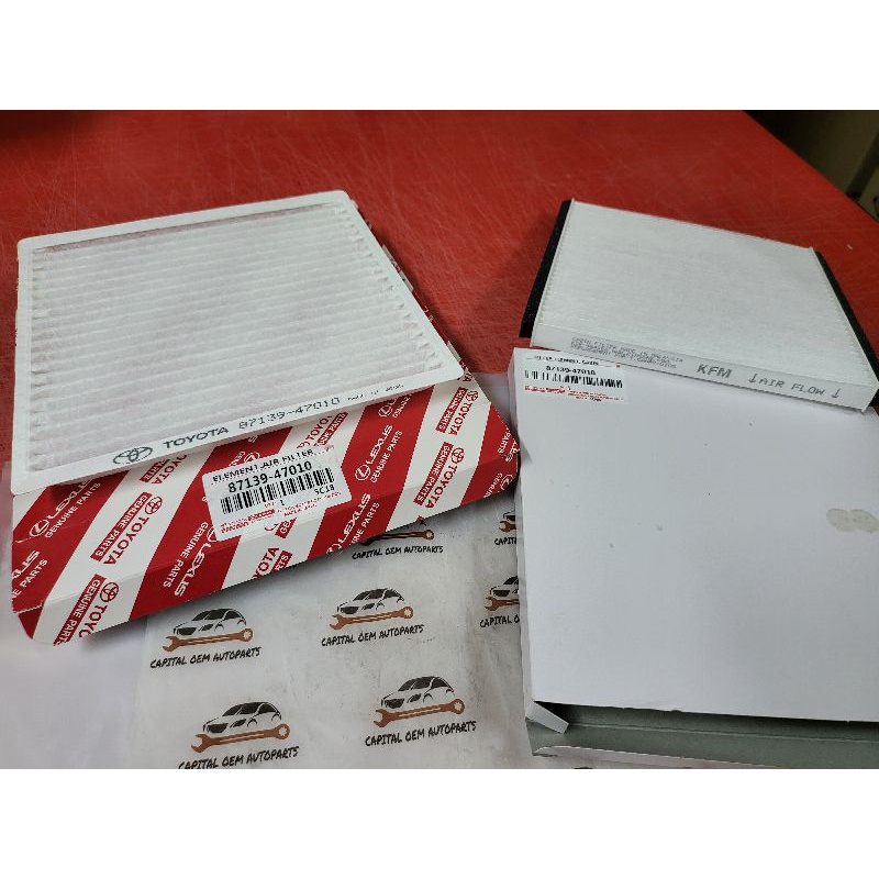 CABIN AIRCOND FILTER CARBON TOYOTA VIOS NCP42 CAMRY ACV30 ESTIMA ACR30 ...