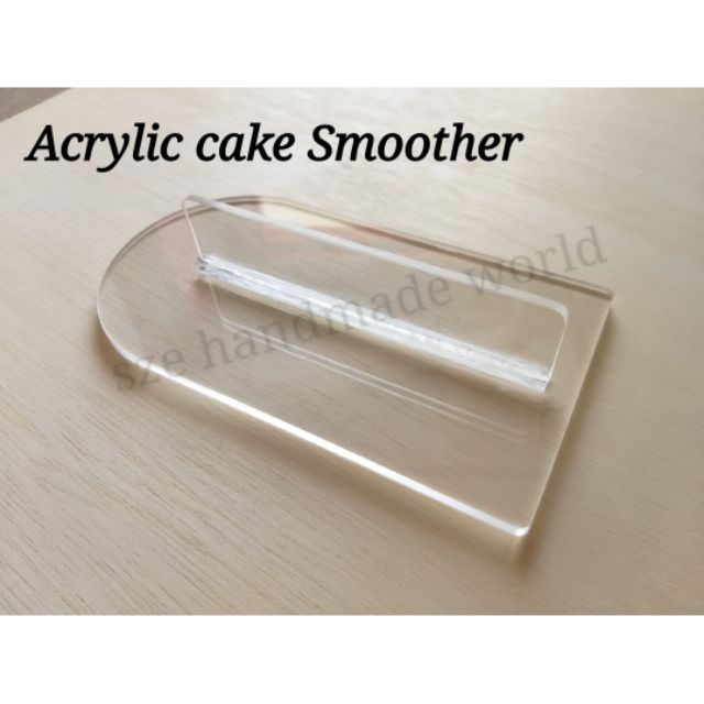 Acrylic Fondant Smoothing Tool Cake Decorate Cake Smoother | Shopee ...