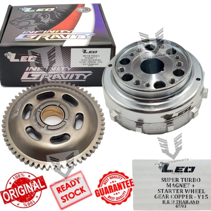 Yamaha Y15ZR V1 V2 Leo Super Turbo Magnet With Starter Wheel Gear ...