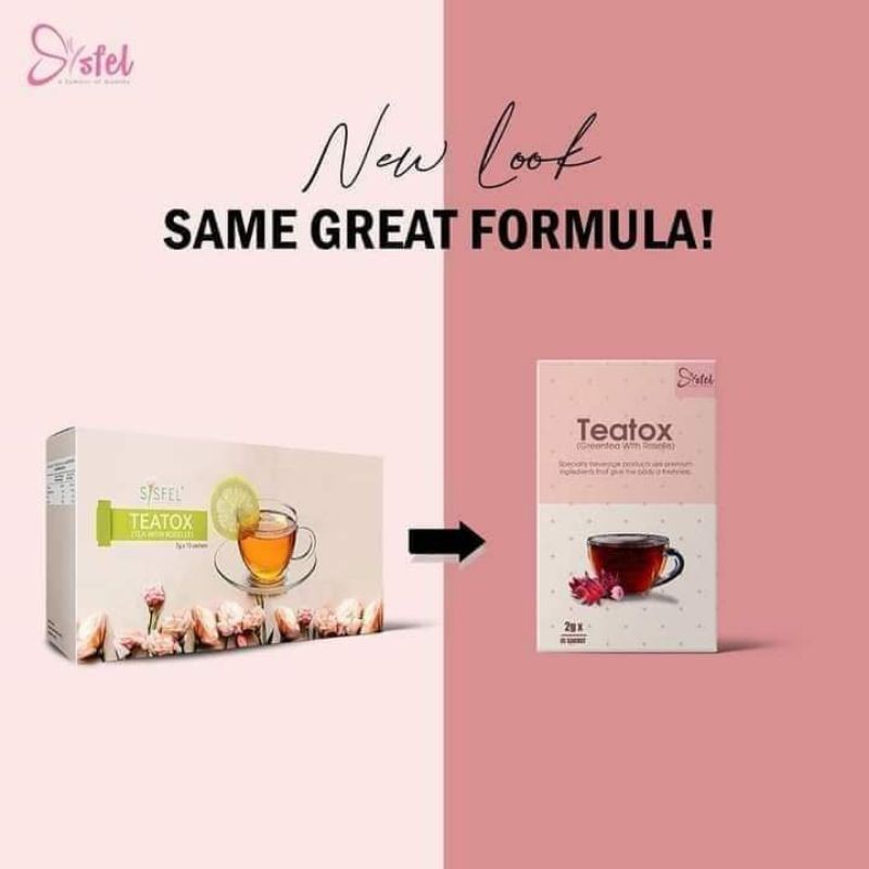 Teatox Sisfel Felinna Herb Tea buang toksin (Teh Herba Botani) Teh ...