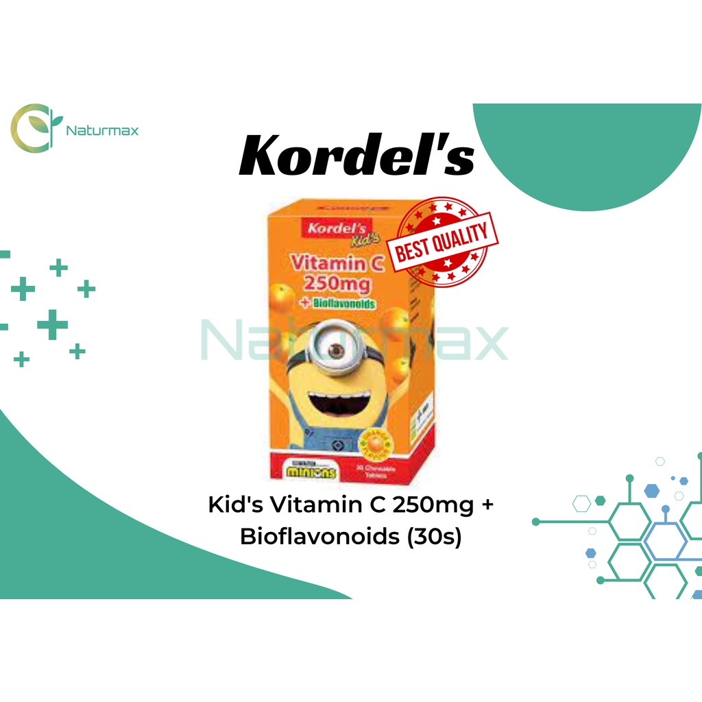 [READY STOCK] Kordel's Kids Vitamin C (250mg + Bioflavonoids) (30s ...