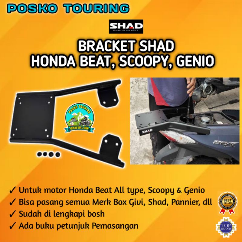 Bracket Shad Bracket Box Honda Beat Scoopy Genio | Shopee Malaysia