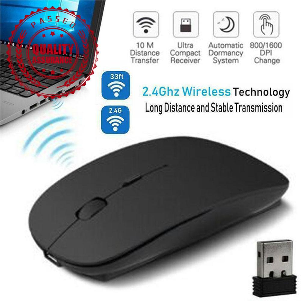 Bluetooth Wireless Optical Mouse Ultra-thin And Stylish, 2.4G For ...