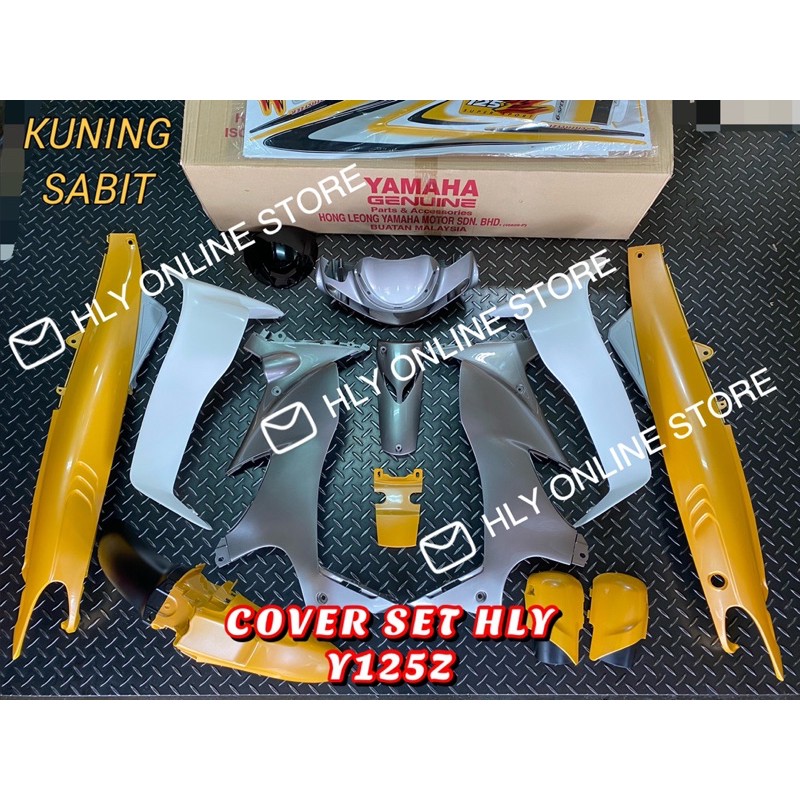 Cover Set Yamaha 125 125ZR Y125ZR 100% Original HLY ( KUNING SABIT ...