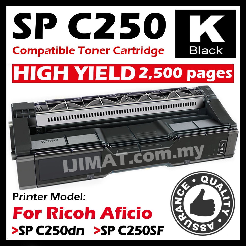 SPC250S Compatible Ricoh Aficio SPC250 SPC250DN SP C261dnw SP C261sfnw C250DN C250SF 407547 ...