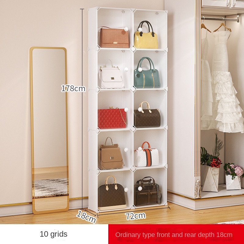 Bag storage cabinet room storage artifact bedroom dustproof bag storage ...