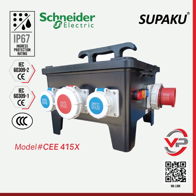 SUPAKU CEE 415X JUNCTION BOX 415V STEPDOWN 240V DB 3PHASE 415V DB ...
