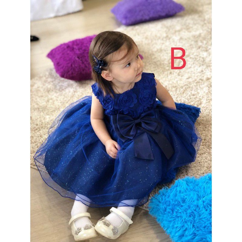 🇲🇾READY STOCK - Baby Girls Gown Birthday Party Gaun Dress | Shopee Malaysia