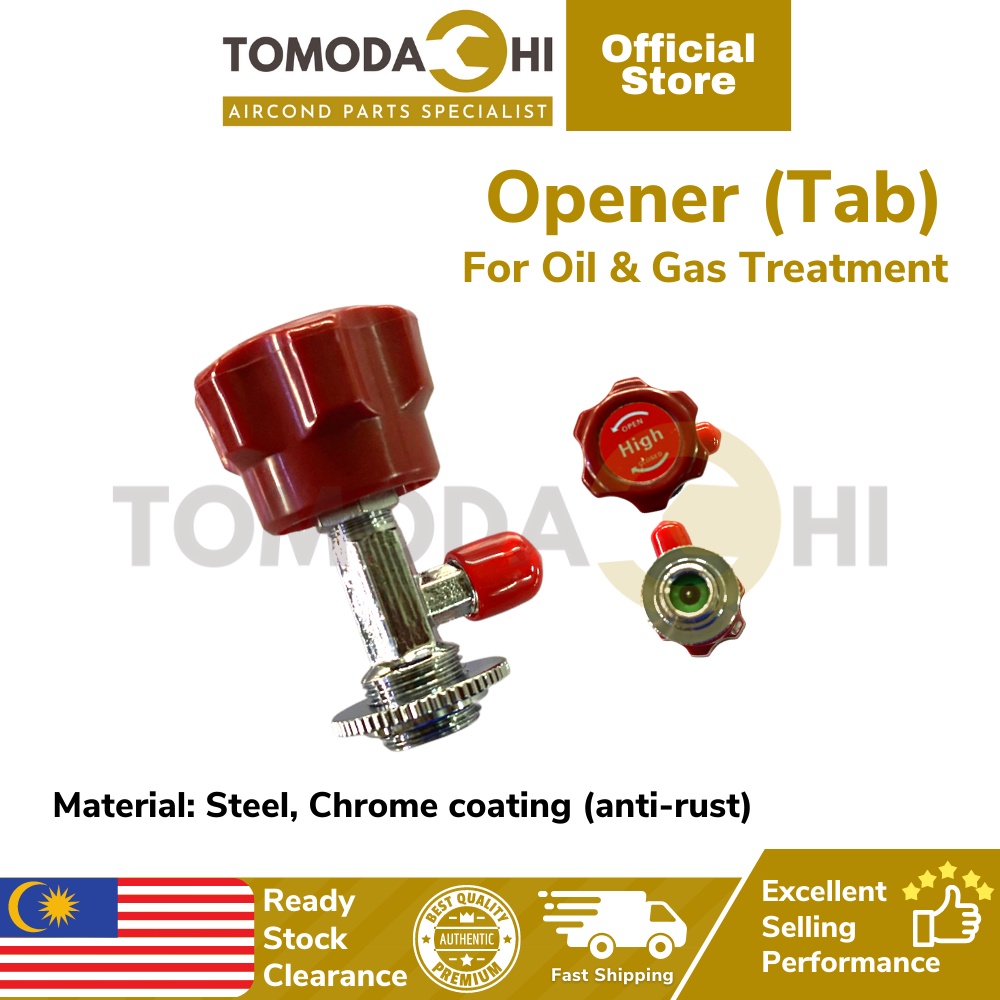 TOMODACHI Car Aircond Gas Treatment Tab Opener | Pembuka Tab Aircon Oil ...