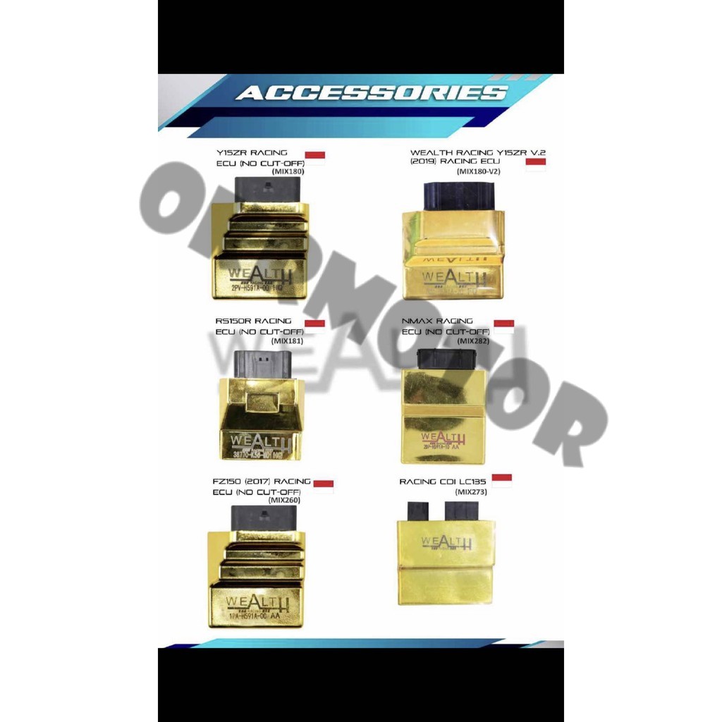 ECU Y15ZR/Y15ZR-V2/RS150/NMAX/FZ150/DREAM FI/SRL115 FI (NO CUT OFF ...