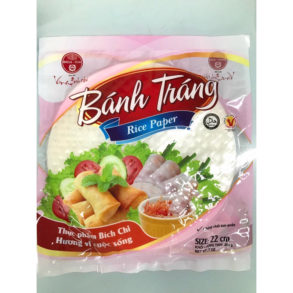 BICH CHI RICE PAPER 22cmx 200GX5 pack (Pink or Green) | Shopee Malaysia