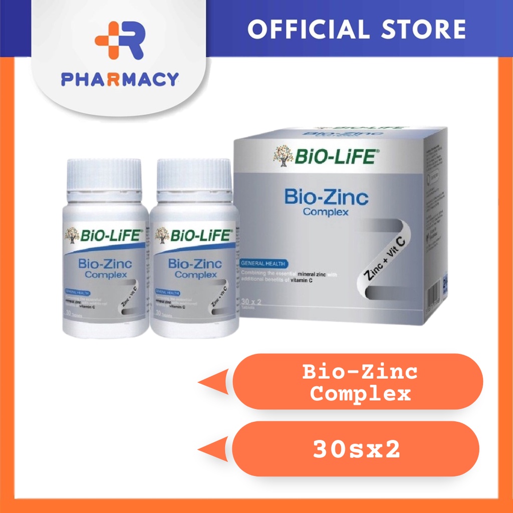 R Pharmacy | Bio-Life Bio Zinc 30sx2 | Shopee Malaysia