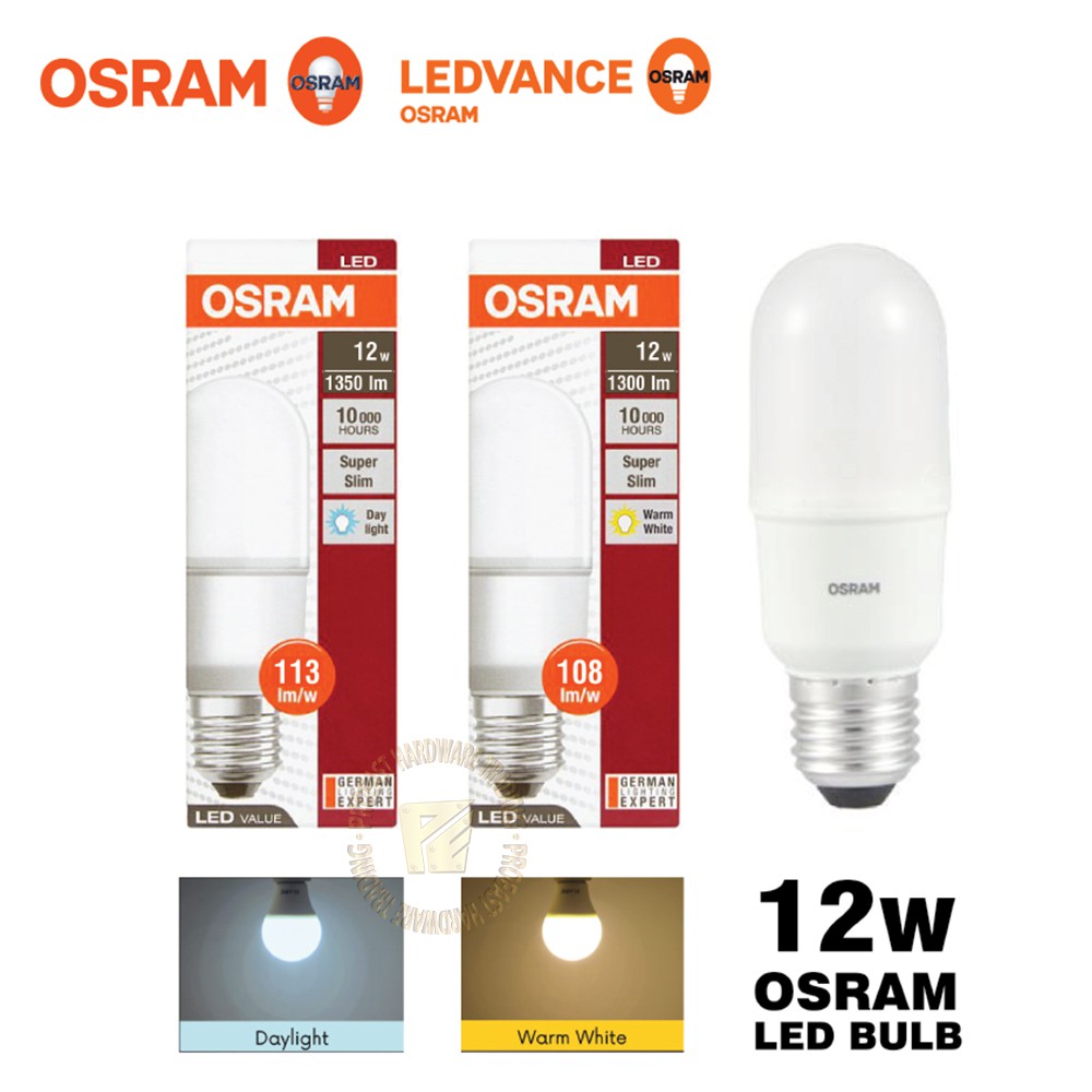 OSRAM 12W DL/WW E27 LED STICK BULB | Shopee Malaysia