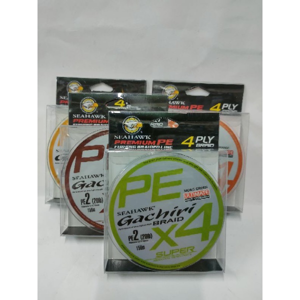 Seahawk Gachiri X4 150m Braided Fishing Line | Shopee Malaysia