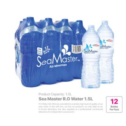 Malaysia Sea Master 1.5 Litre / 12 Bottles (Drinking Water) | Shopee ...