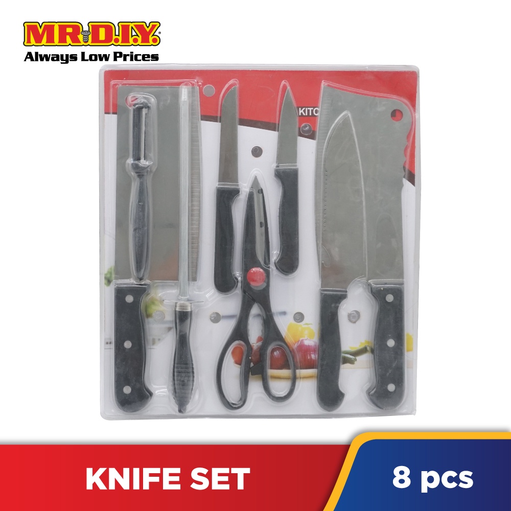 (MR.DIY) Kitchen Knife Set | Shopee Malaysia