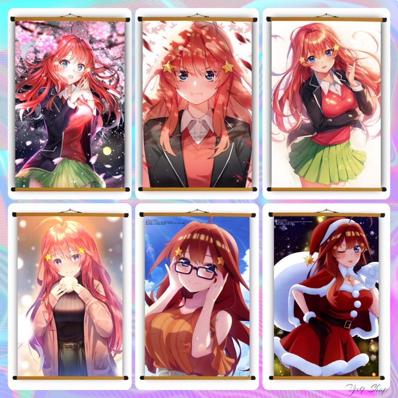 Nakano Itsuki Anime GoToubun no Hanayome Fabric Poster | Shopee Malaysia