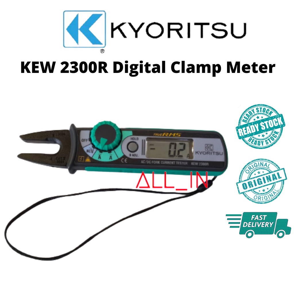 Kyoritsu KEW 2300R Digital Clamp Meter (NEW) Ready Stock 👍 Original 💯 ...