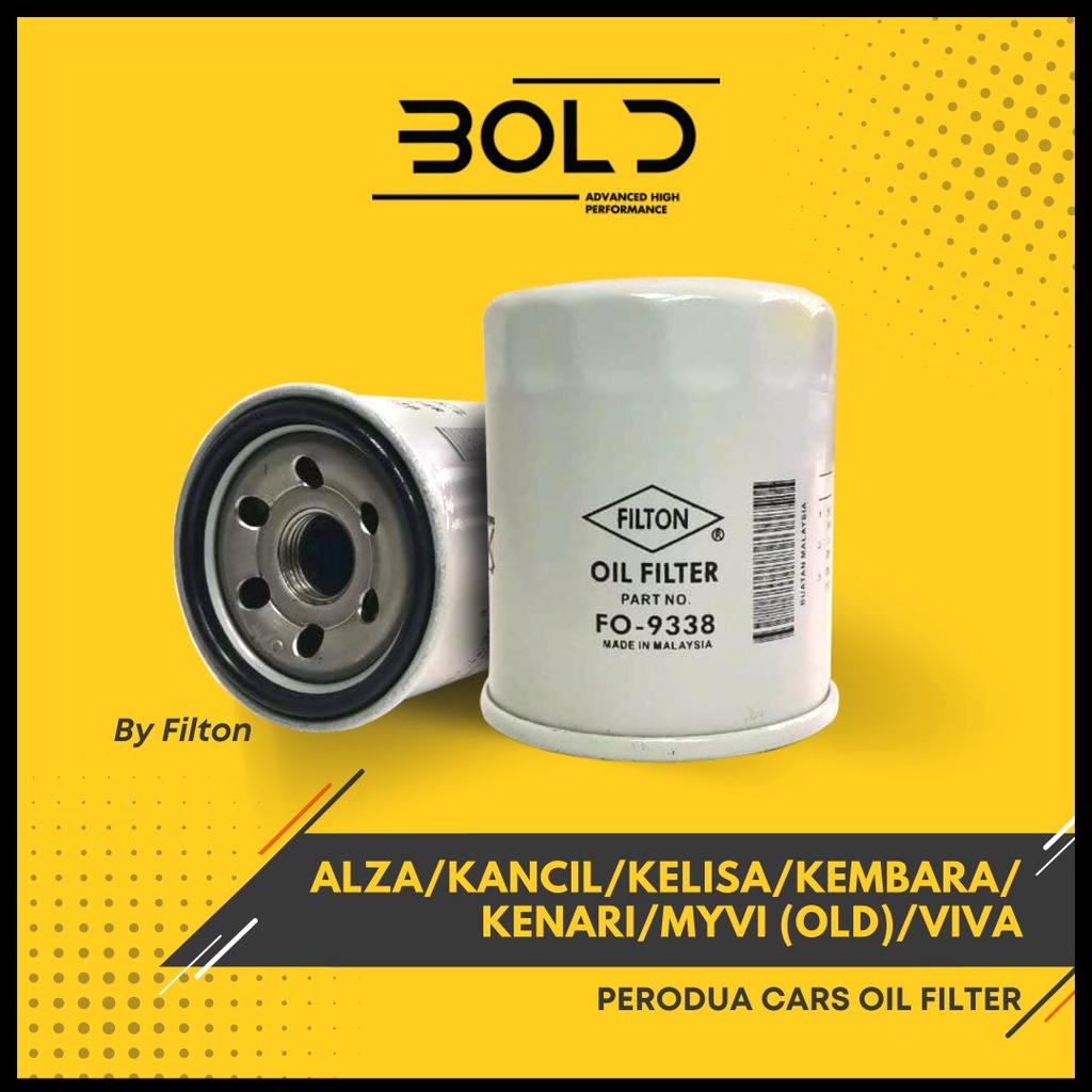 Perodua Engine Oil Filter Kenari / Kembara / Kancil / Kelisa / Myvi(old ...