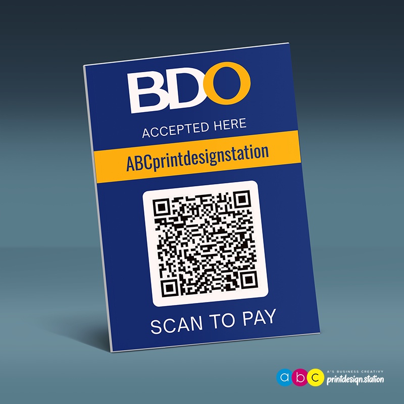 BDO QR Code Board / Standee | Shopee Malaysia