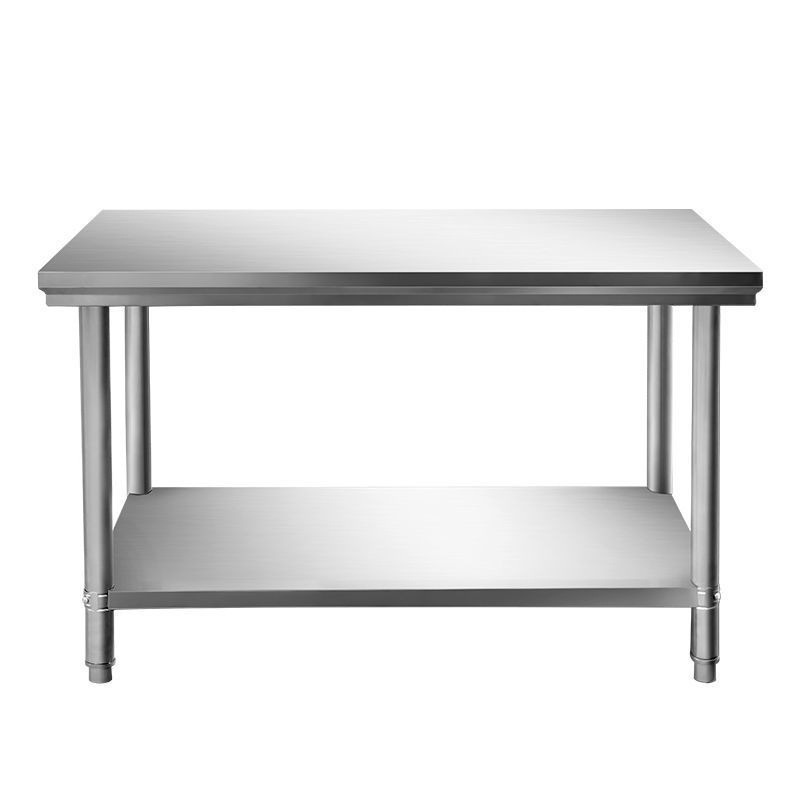 Thickened 201 stainless steel kitchen workbench 2/3 layer shelf 100 * ...