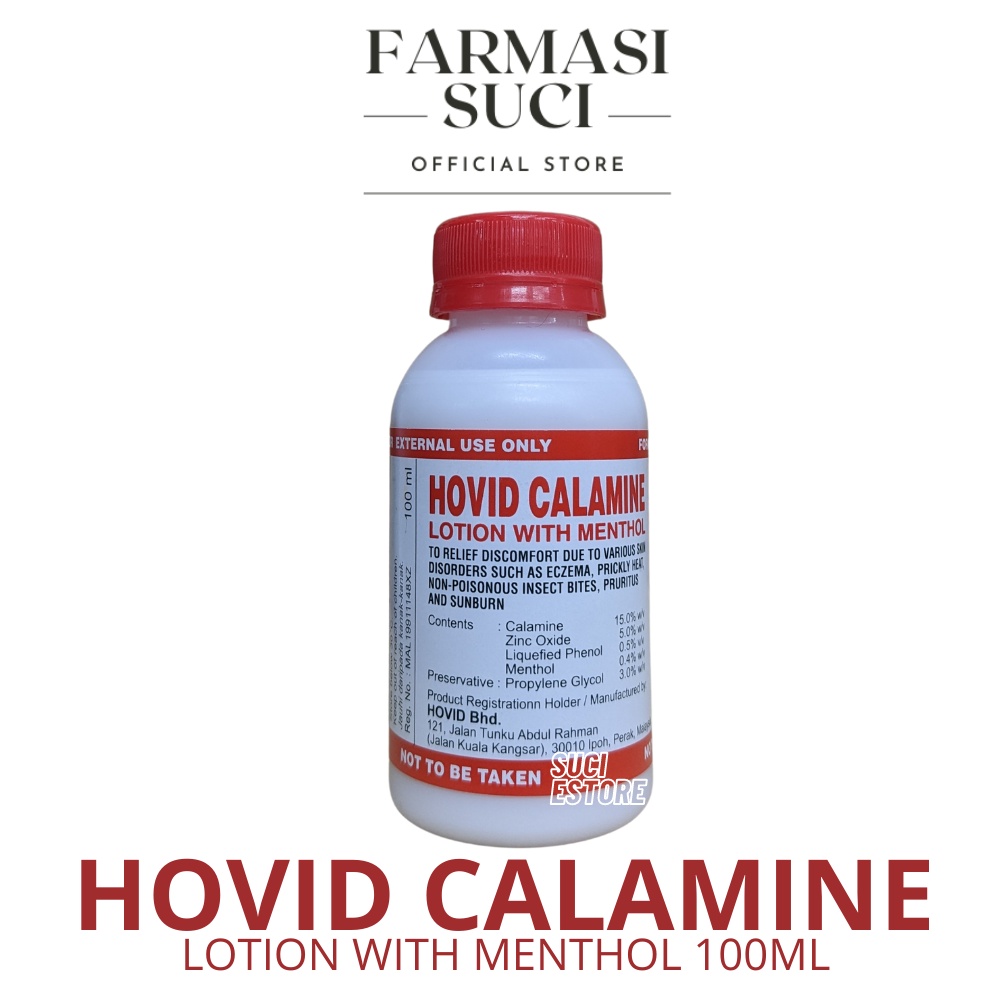 HOVID Calamine Lotion with Menthol 100ml | Shopee Malaysia