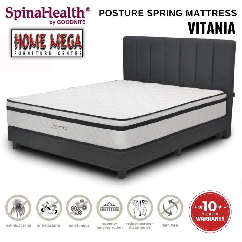 [FREE SHIPPING] Goodnite SpinaHealth Vitania 11 inci Posture Spring ...