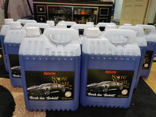 2 in 1 - sabun basuh kereta + polish 5 liter | Shopee Malaysia