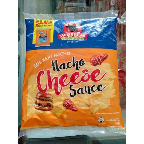Nachos cheese sauce swiss bear sos cheese nachos sos keju nacho ...