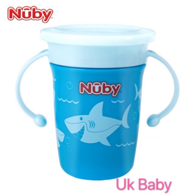 Nuby 360 Wonder Cup with Handle 240ml (6m+) (10410) | Shopee Malaysia