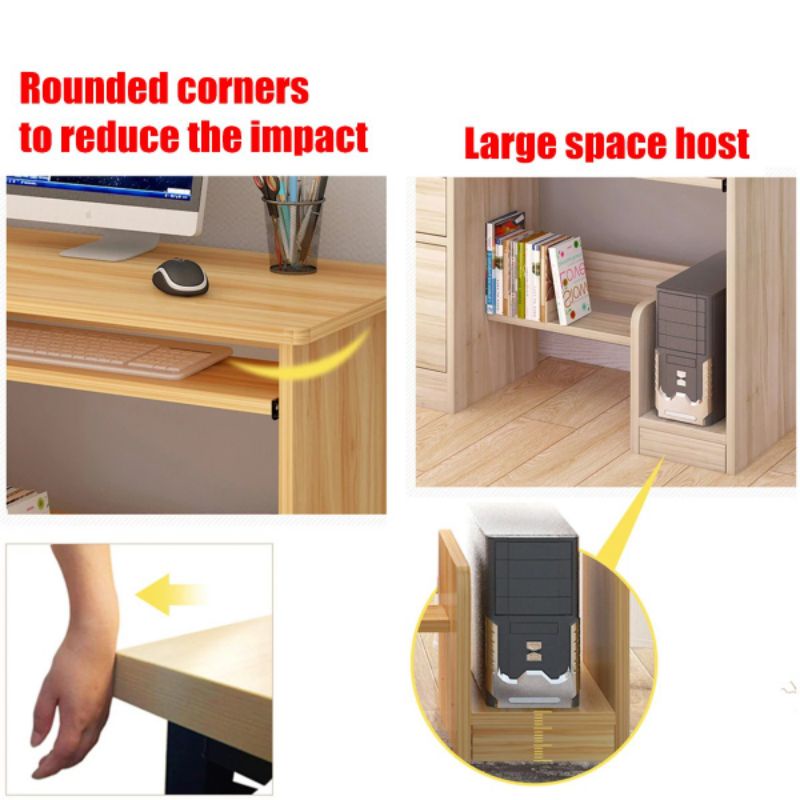 Simple Office Computer Simple Desktop Computer Desk Home Writing Desk ...