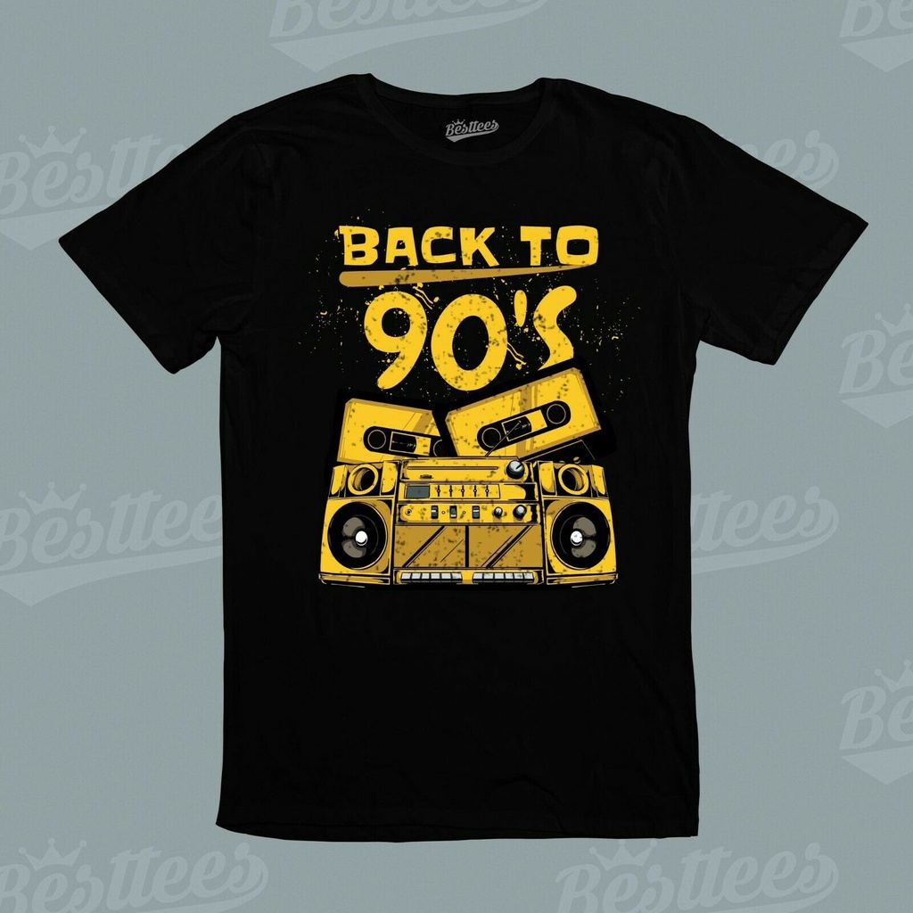 Unseix Summer Mens Retro Music Rock Band Back To 90 90S 90'S T-Shirt ...