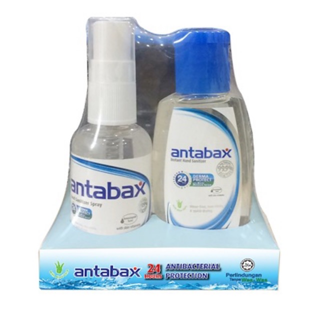 ANTABAX ANTIBACTERIAL SANITIZER SPRAY 2 X 50ML 2X50ML | Shopee Malaysia
